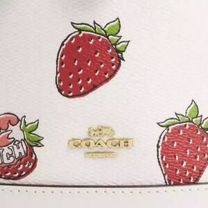 Coach | Bags | Nwt Coach Mini Bucket Bag Strawberry Print New Cal1 ...